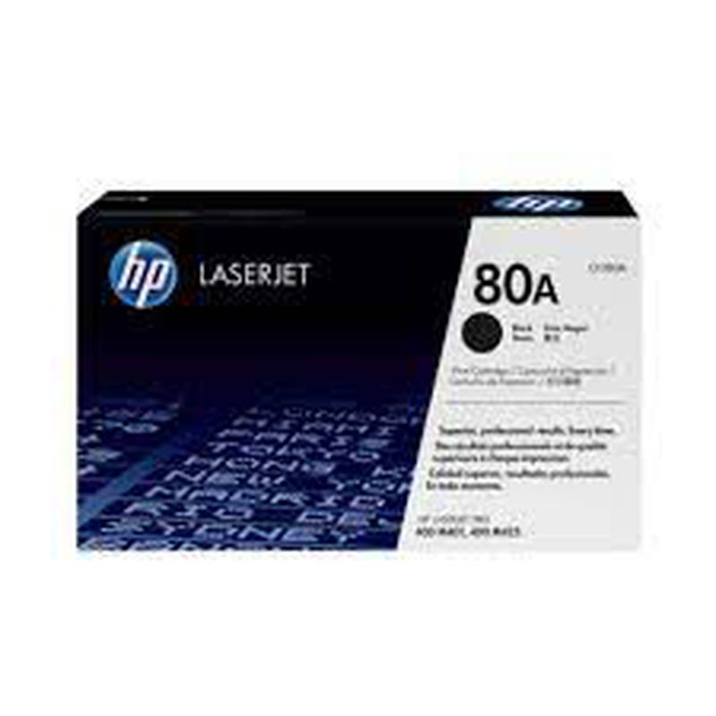 Toner HP 80A Black Original LaserJet Toner Cartridge