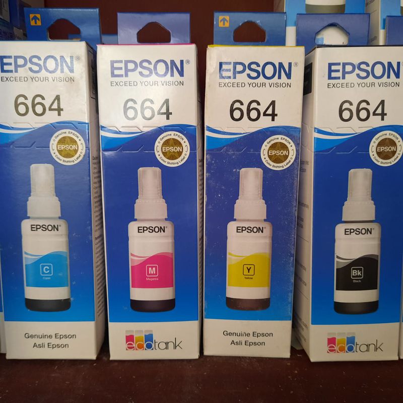 Tinta refill printer merk Epson 664 - Kuning