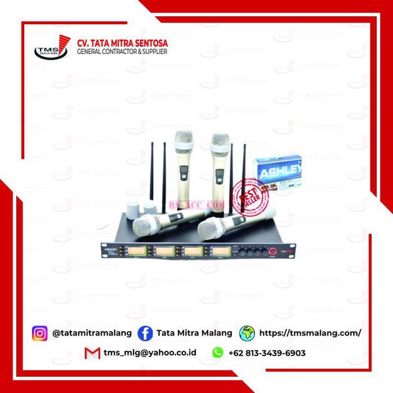 Mic Wireless 4 Mic Multi Channel