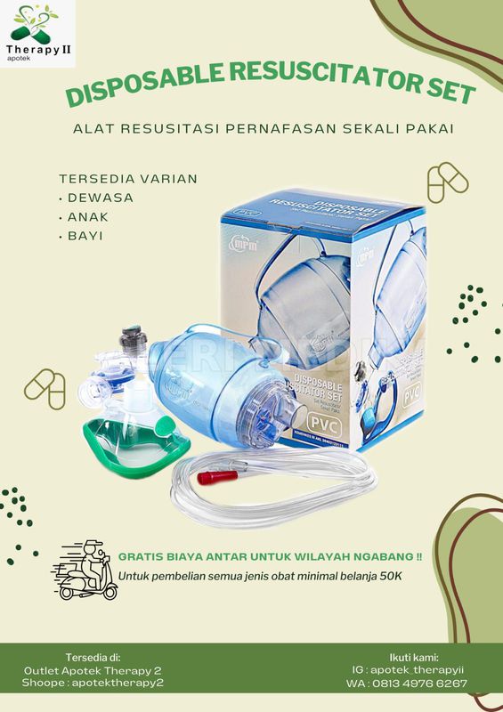 Ambu bag dewasa/MANUAL RESUSCITATOR/Bag Valve Mask (BVM)/Disposable ... Ambu bag dewasa/MANUAL RESUSCITATOR/Bag Valve Mask (BVM)/Disposable ...