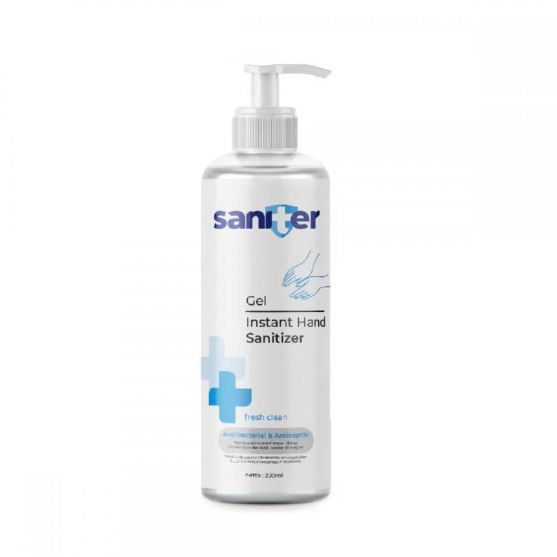 Hand Sanitizer 230ml merk Saniter