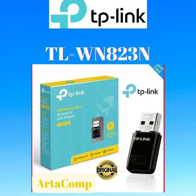 TP LINK MINI WIRELESS N USB ADAPTER TL WN 823 N TP LINK TL WN823N ORIGINAL