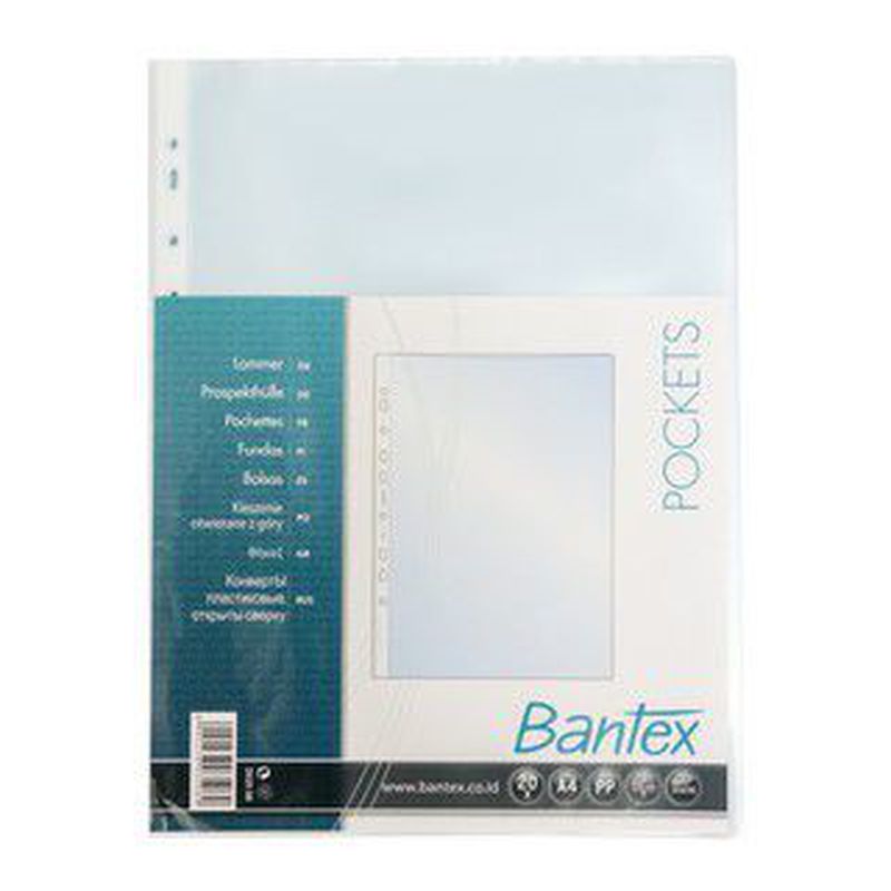 Bantex F4 Pocket Plastik KDP MKS D5