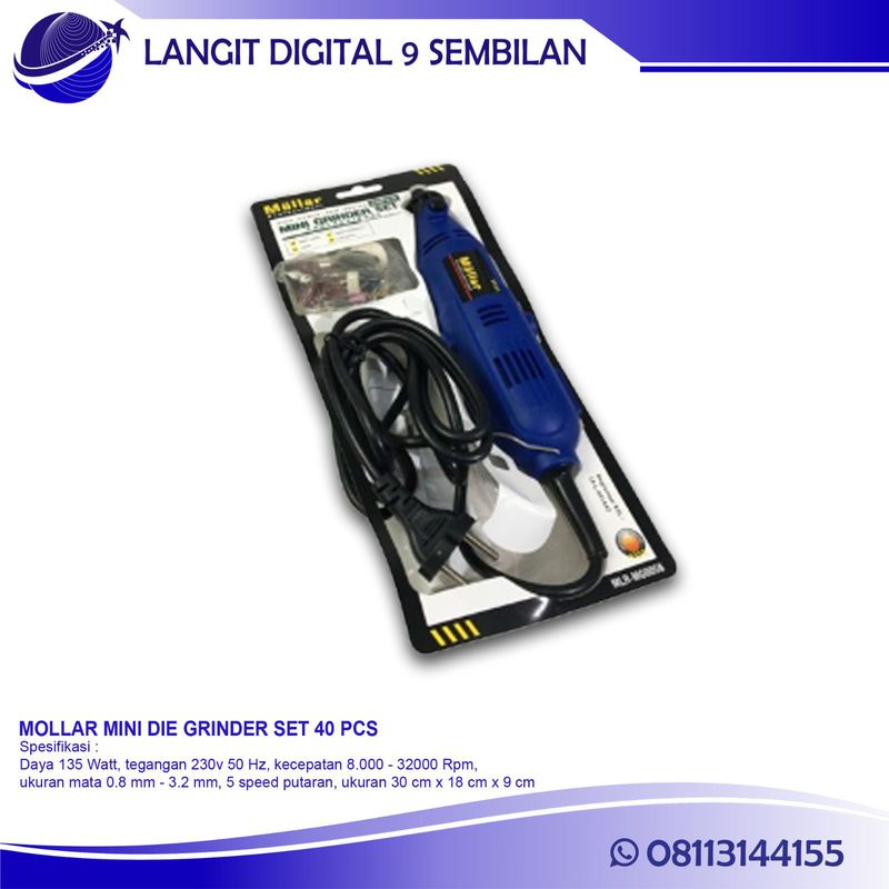 MOLLAR MINI DIE GRINDER SET 40 PCS