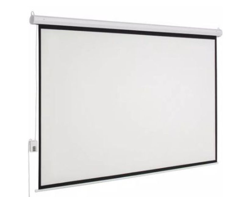 layar proyektor motorize.120