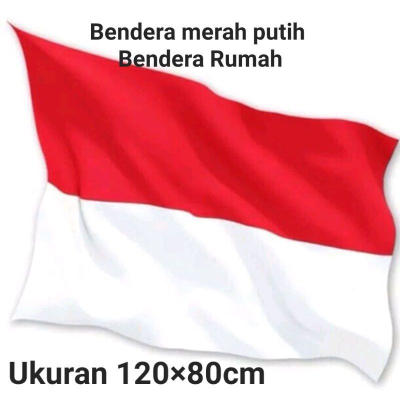 Bendera merah putih ukuran 120×80 Bendera rumah bendera tengah