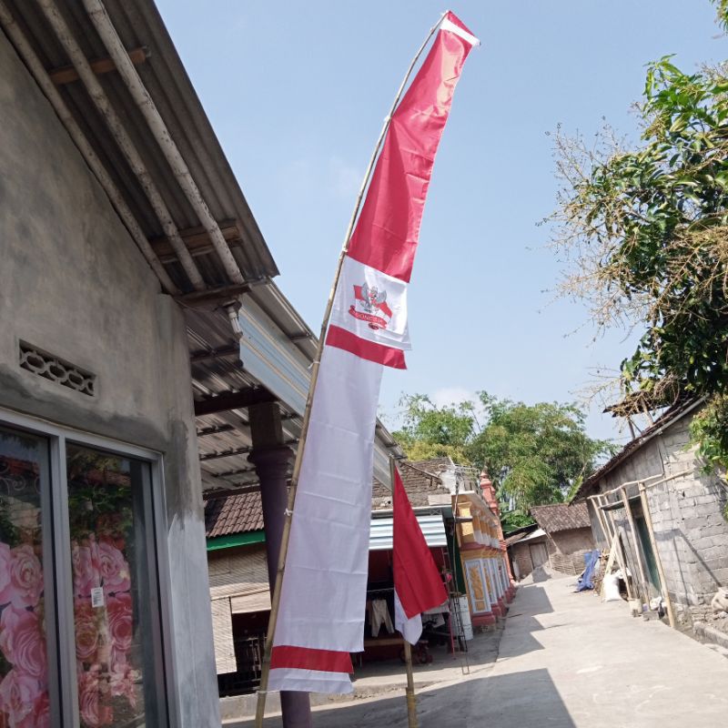 Umbul umbul layur merah putih garuda 4M