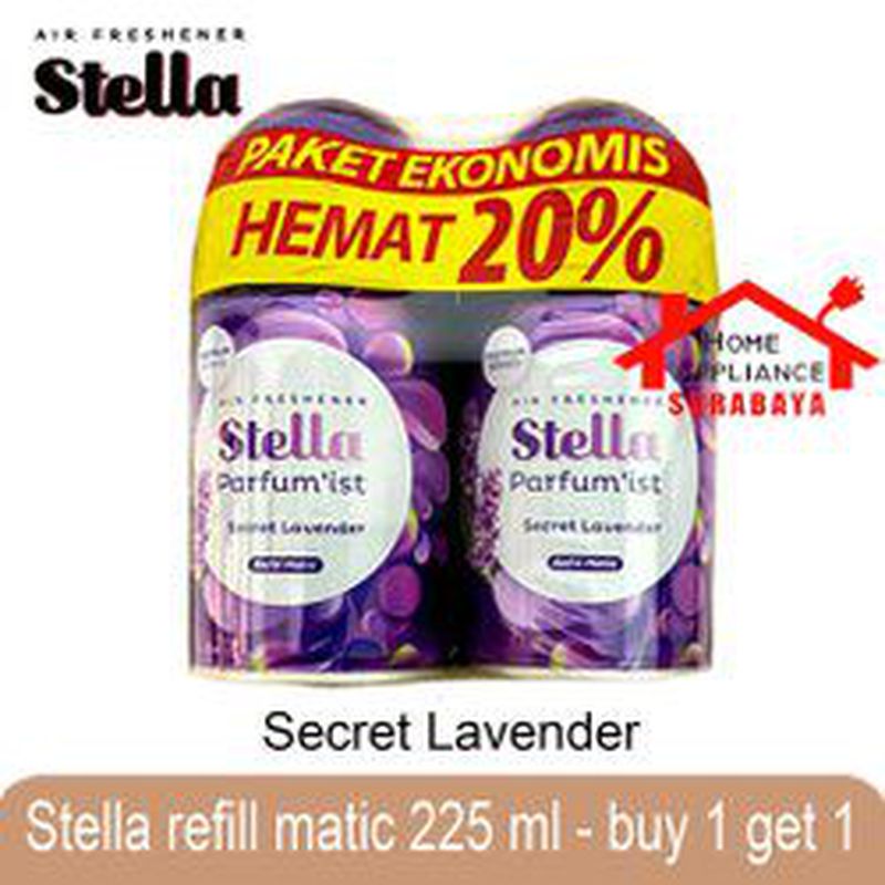 STELLA MATIC REFIL LAVENDER 2X225ML