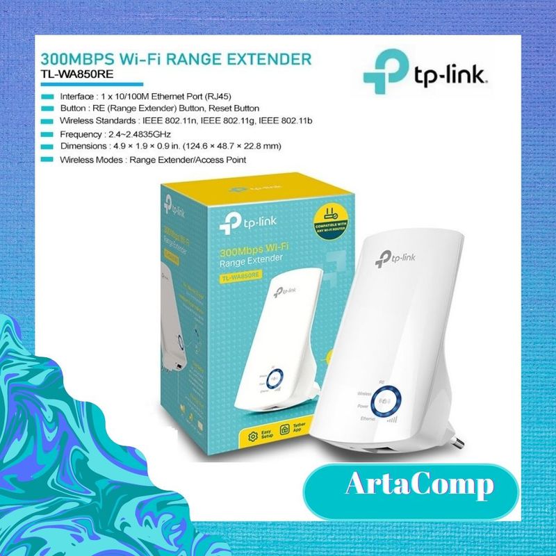 TP LINK RANGE EXTENDER WA850RE TPLINK WIFI RANGE EXTENDER TL WA 850 RE ...