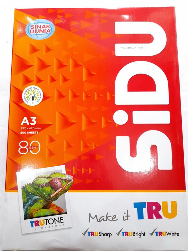 Kertas Hvs A3 80 gr SIDU