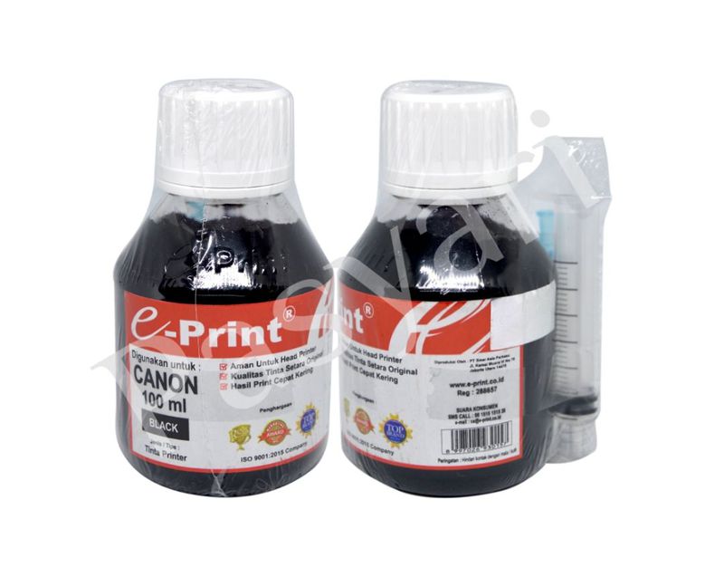 tinta refil canon 100 ml hitam