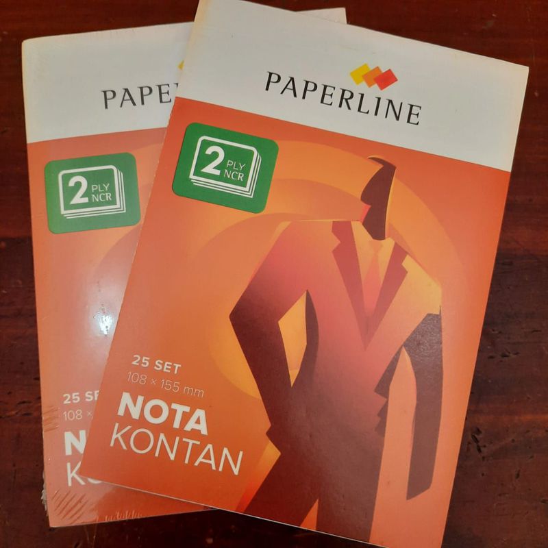 Nota kontan merk paperline 2ply (108x155 mm)