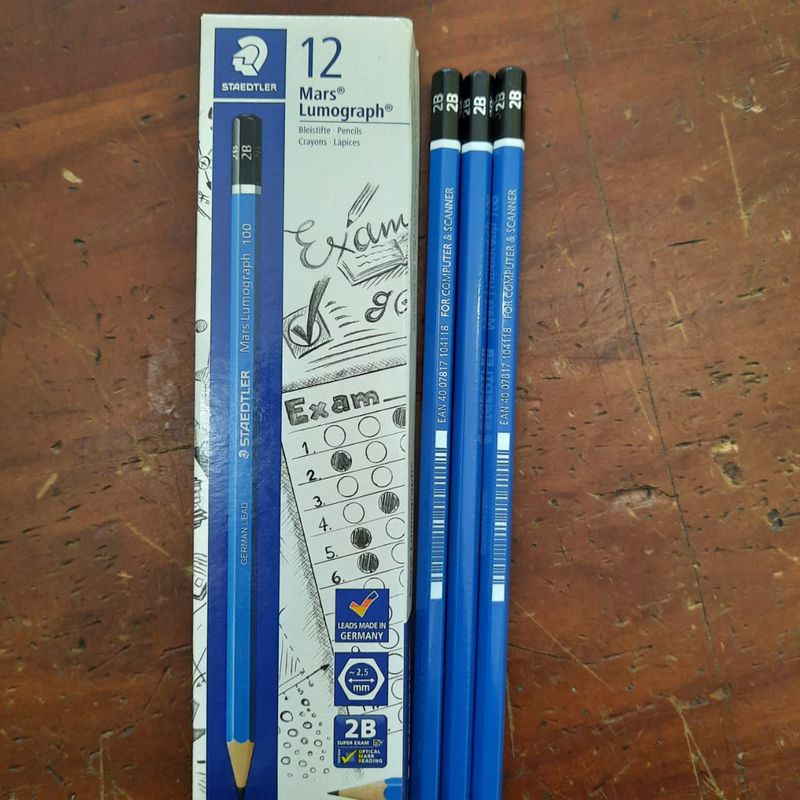 Pensil merk staedtler 2B Mars Lumograph