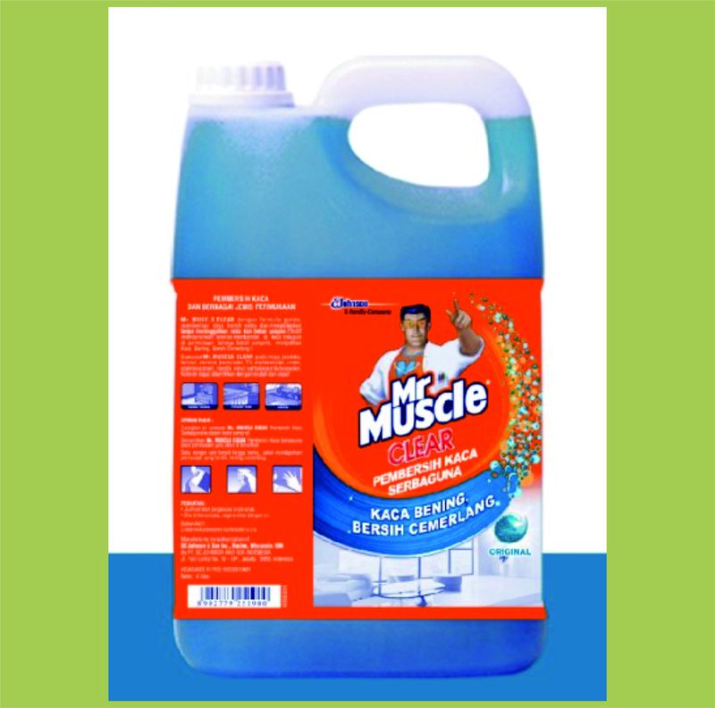 Mr. Muscle Clear pembersih kaca 3,7 Liter