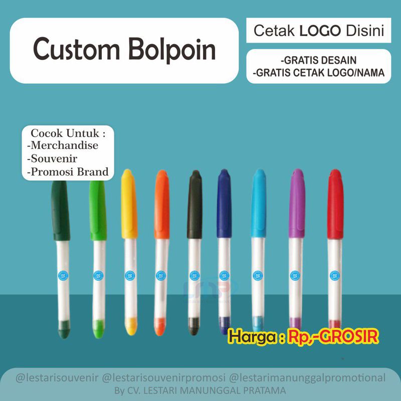 Merchandise Souvenir Bolpoint Custom (PP-01)