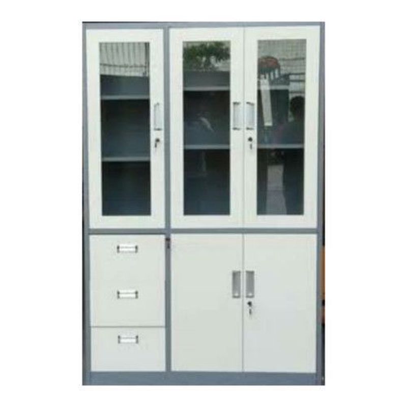 Almari Arsip Besi Kaca