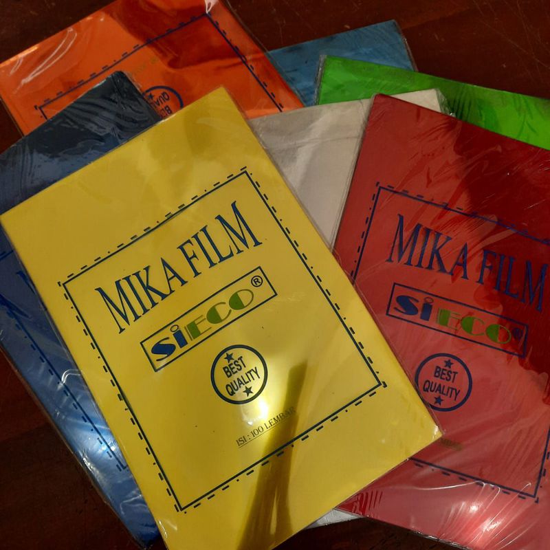 Plastik mika jilid merk Sieco - Biru Tua