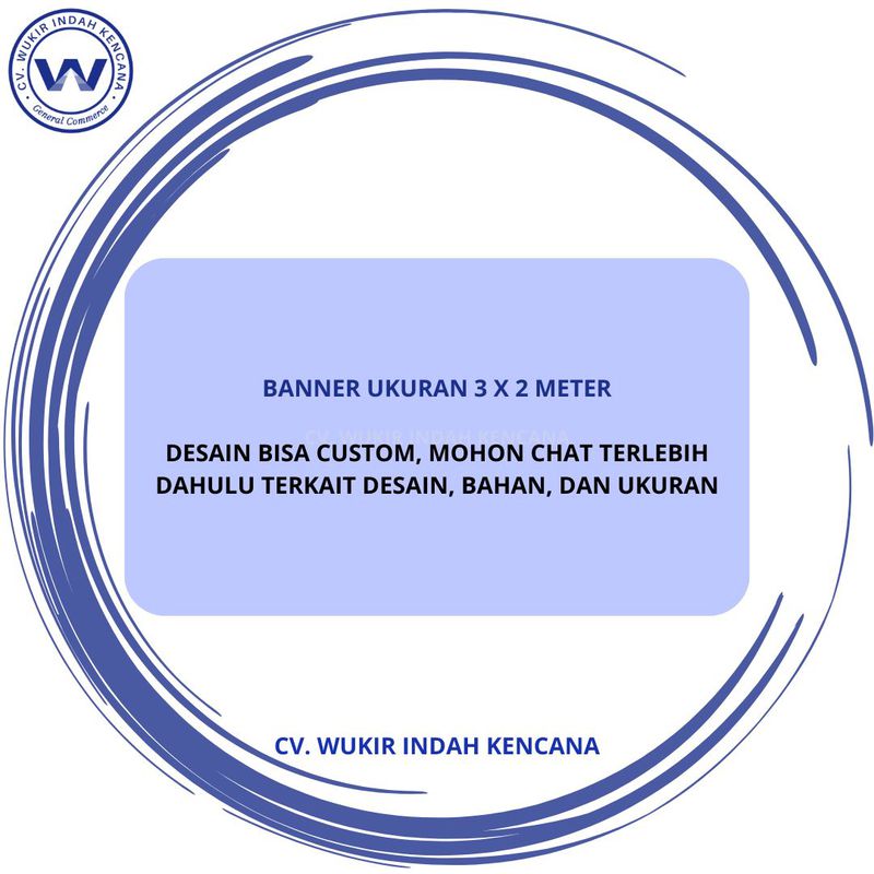 Banner Ukuran 3 x 2 Meter