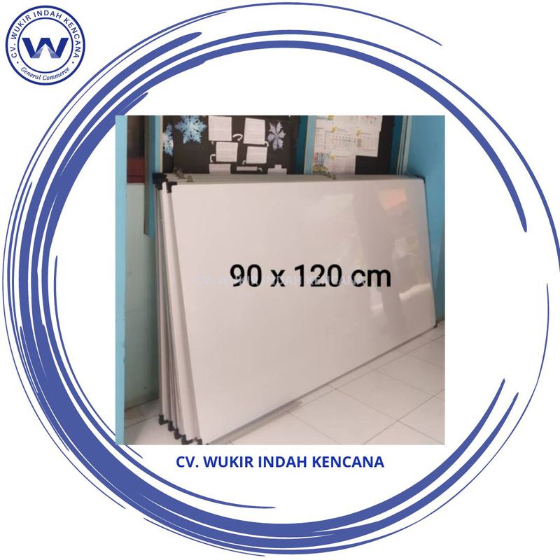 Papan Tulis 90 x 120 cm (Tebal 12 mm)