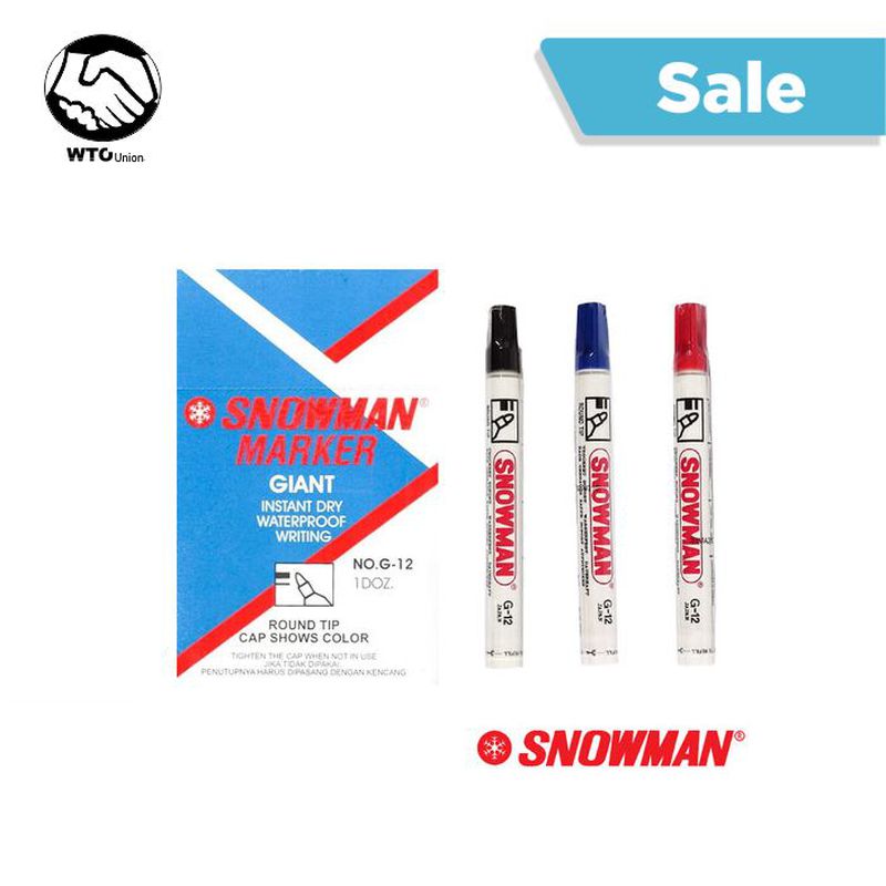 Spidol Permanen Snowman (pak)