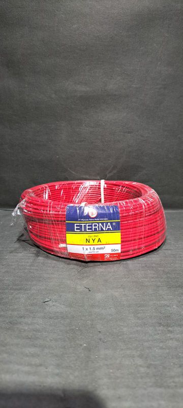 KABEL NYA ETERNA 1X1,5MM @50 M - Hitam