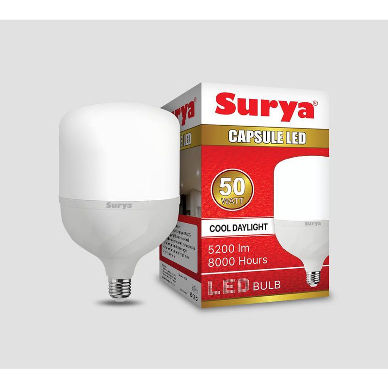 Lampu LED Surya Capsule New 50 Watt Putih 50 W Cool Daylight