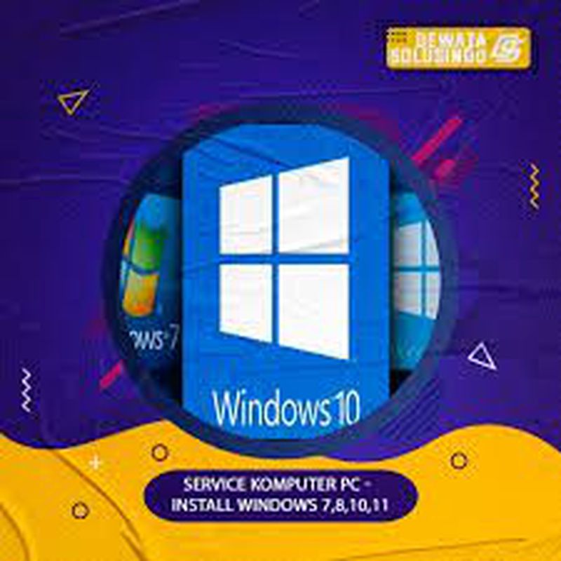 SERVICE COMPUTER INSTALL ULANG WINDOWS 10