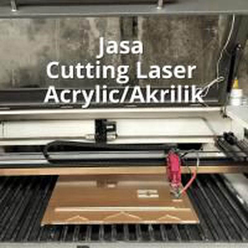 Jasa Potong/Cutting Laser Akrilik + Pemasangan