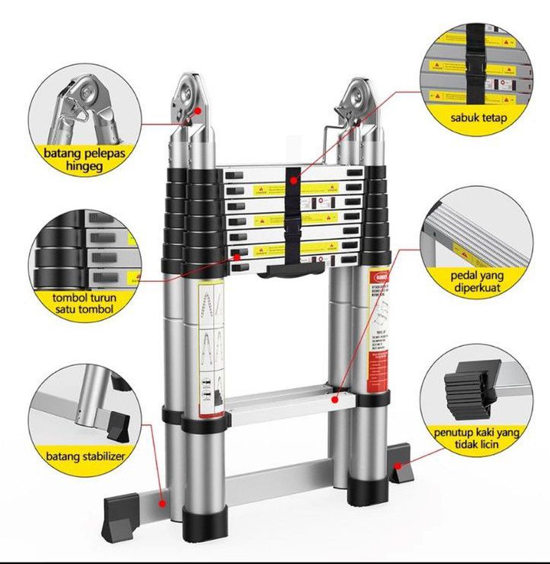 Tangga Teleskopik 5 Meter