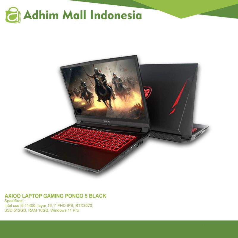 AXIOO LAPTOP GAMING PONGO 5 BLACK