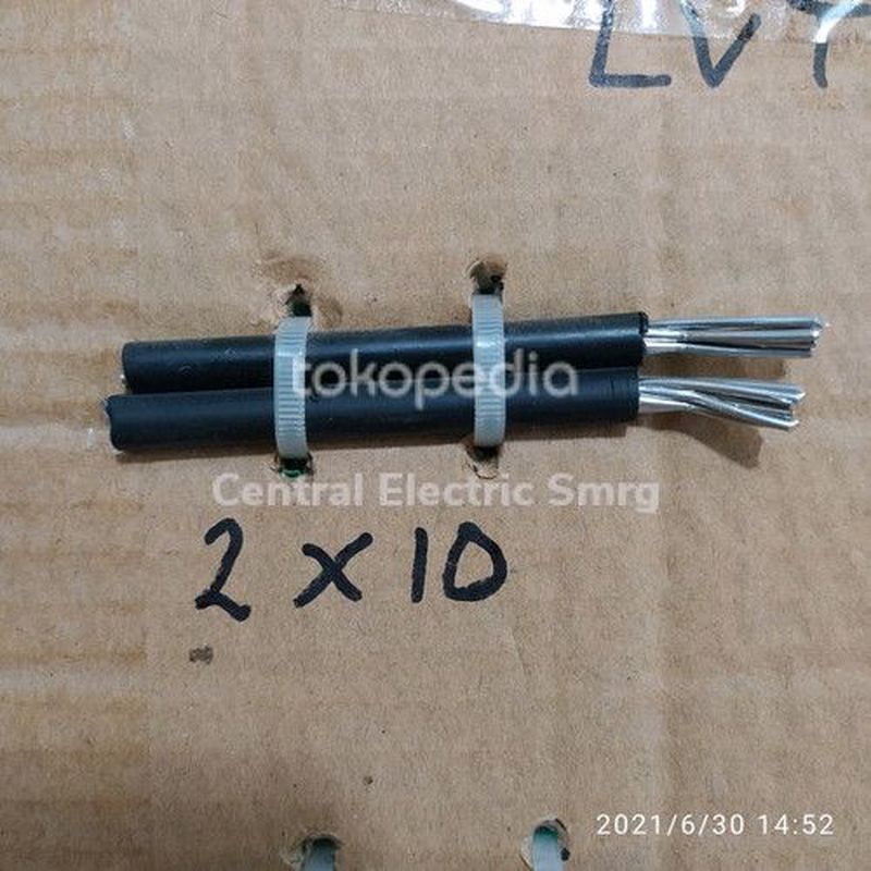 Kabel DX Twisted SR 2x10mm LVTC Per ROLL 100M