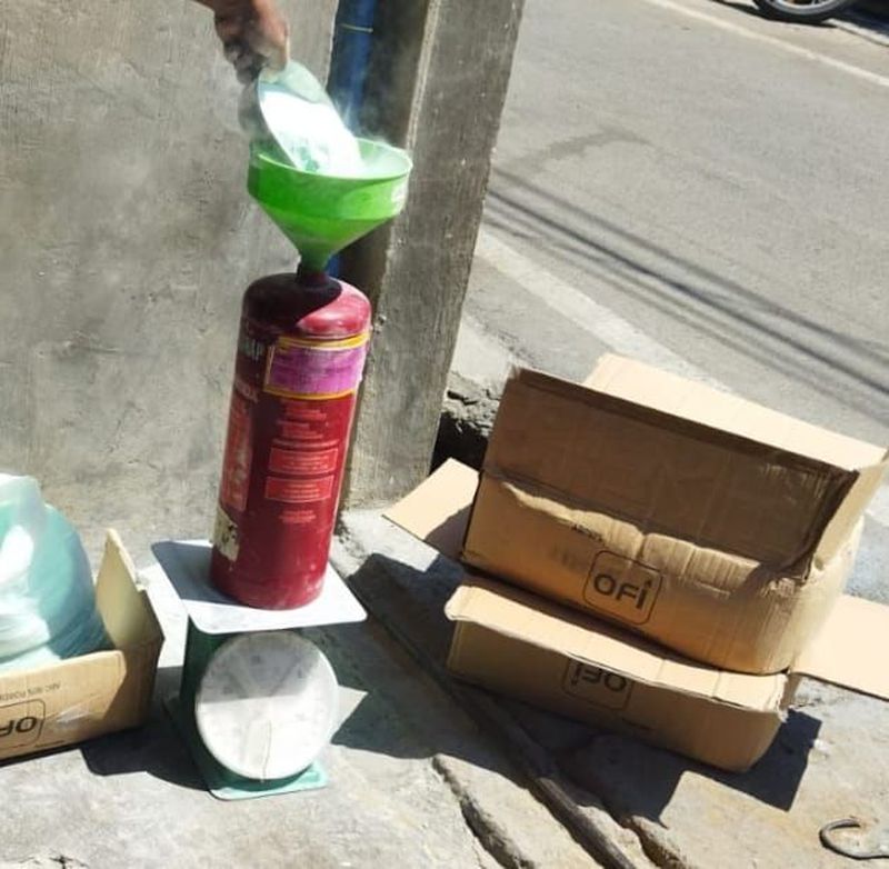 REFILL APAR POWDER ABC 90% EN-615, CAP 3 KG