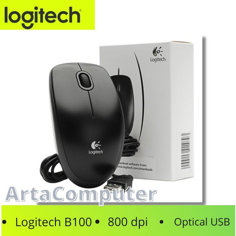 Mouse Logitech B100 Optical USB Original