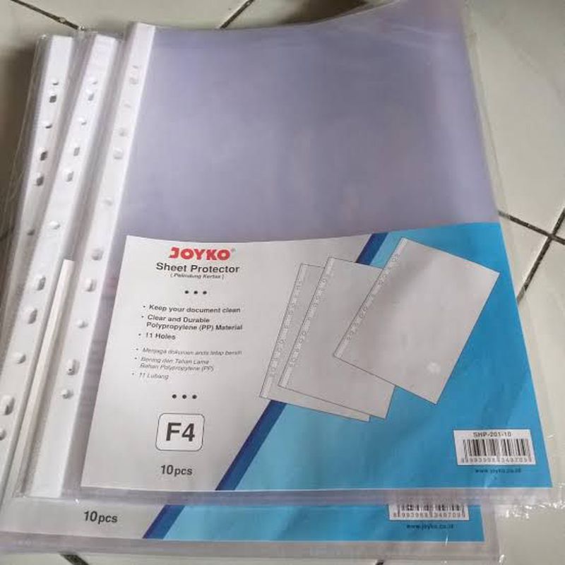 Sheet Protektor Joyko F4 isi 10