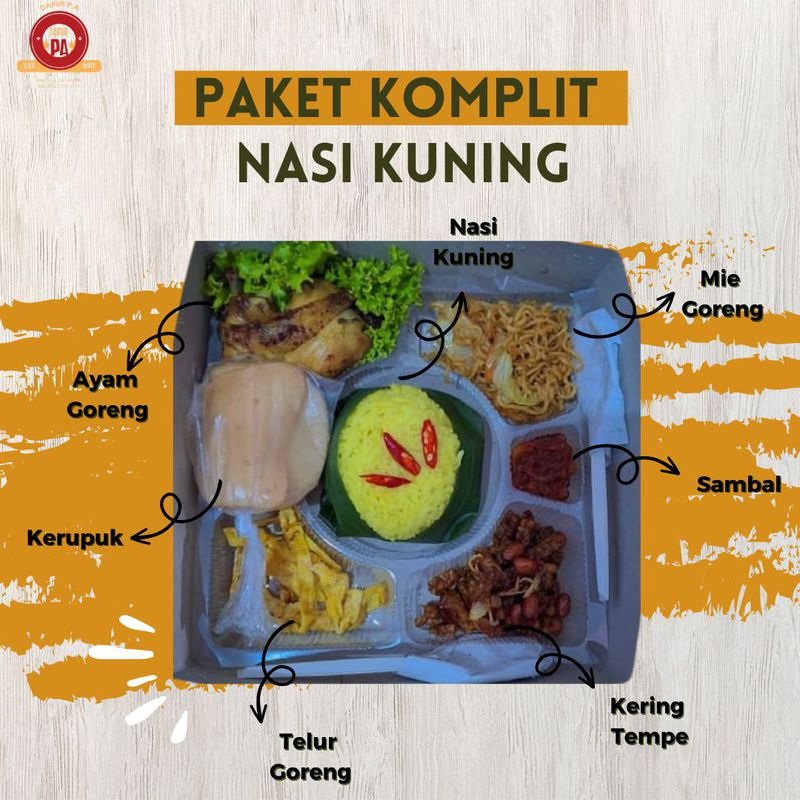 PAKET KOMPLIT NASI KUNING