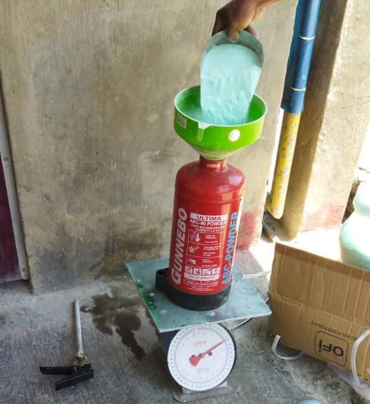 REFILL APAR POWDER ABC 90% EN-615, CAP 3.5 KG