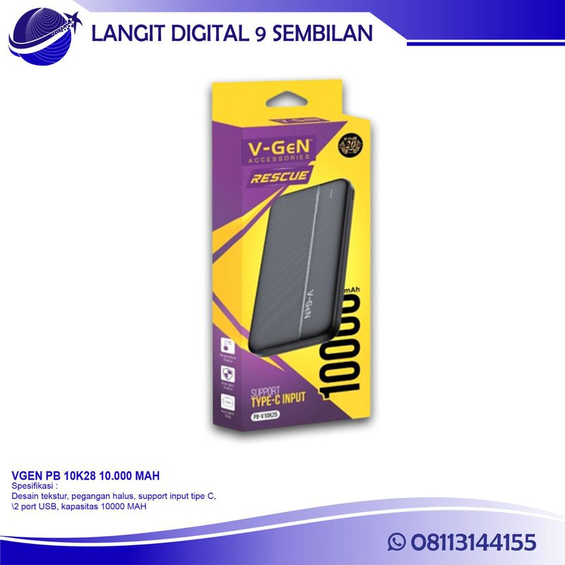 VGEN PB10K28 10.000 MAH