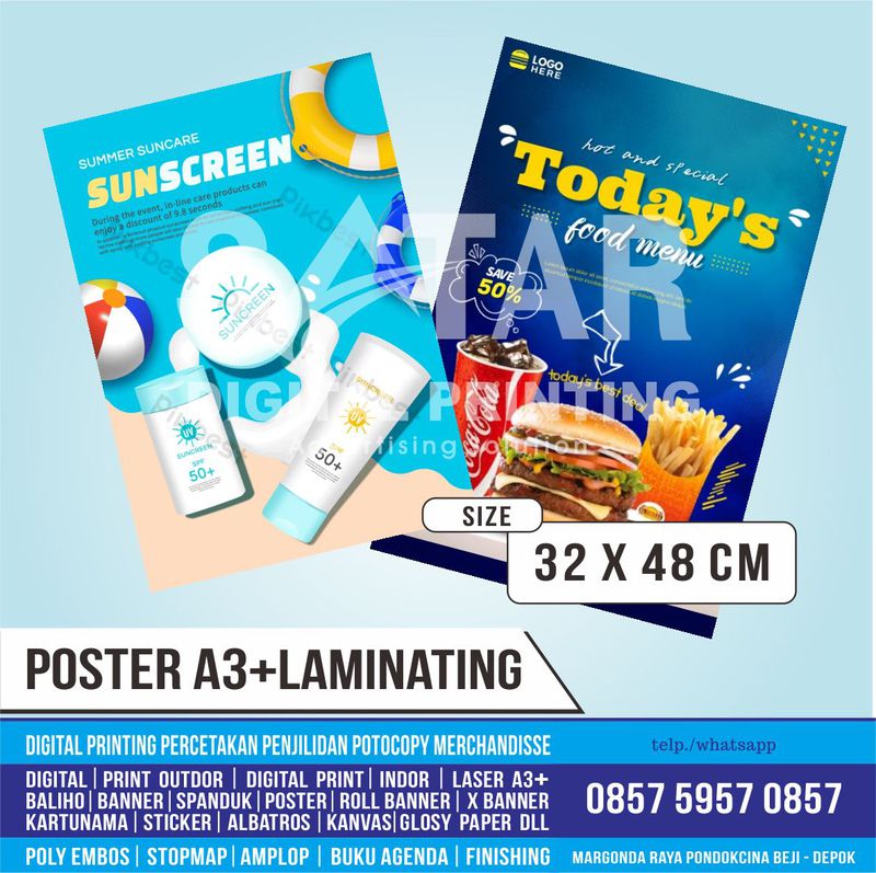 Poster A3+ Laminating