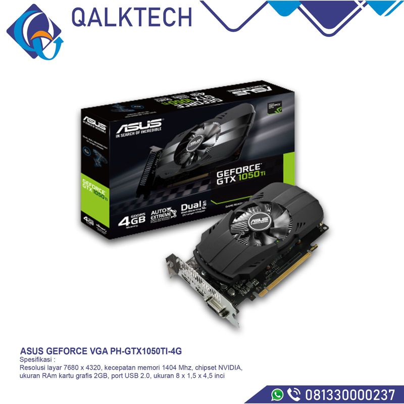 ASUS GEFORCE VGA PH-GTX1050TI-4G