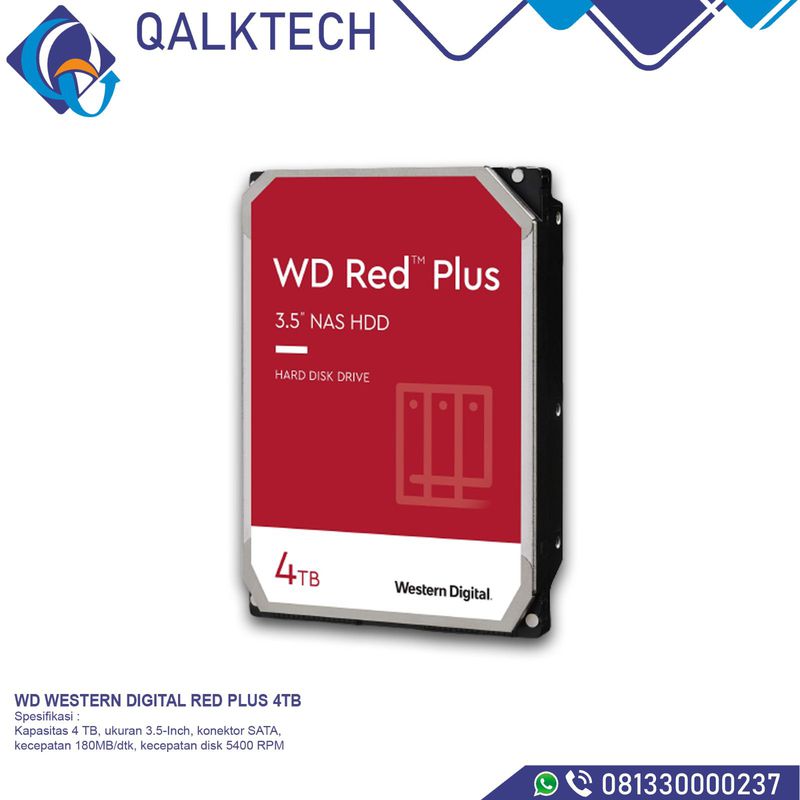 WD WESTERN DIGITAL RED PLUS 4TB