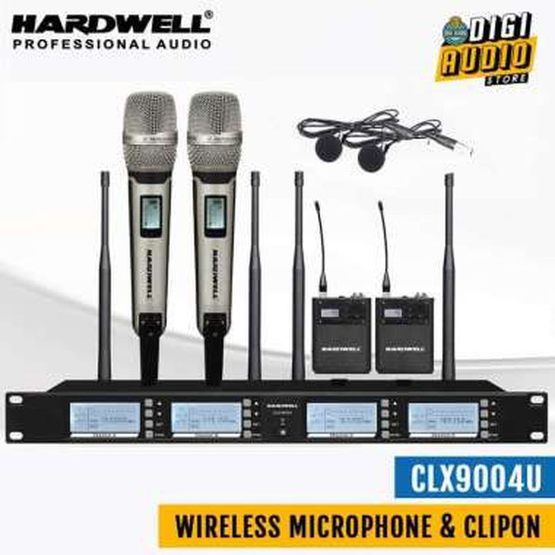 Hardwell Clx 9004 U Original 2 Handheld 2 Clip On Headset
