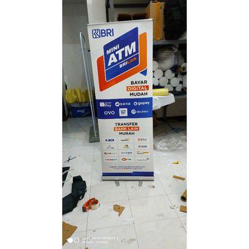 Cetak Roll Up Banner / Stand Standing - Ukuran 80x200
