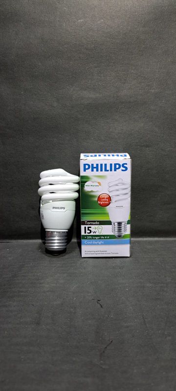 LAMPU PHILIPS TORNADO 15 WATT SPIRAL PUTIH