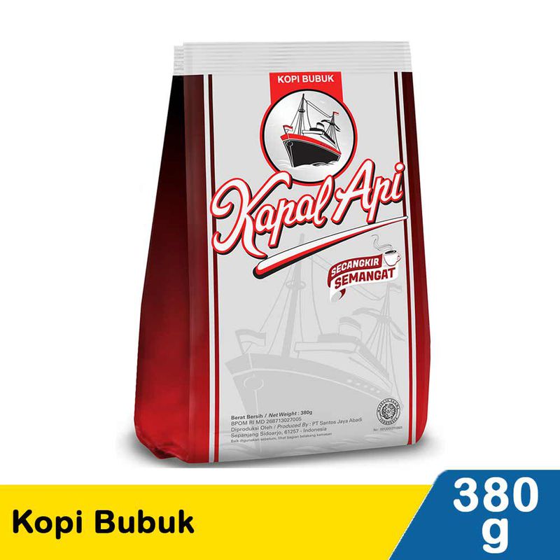 Kopi Bubuk Kapal Api Original 380 gr