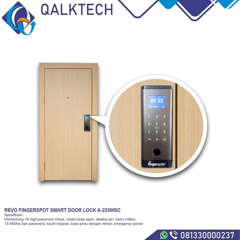 REVO FINGERSPOT SMART DOOR LOCK A-233WSC