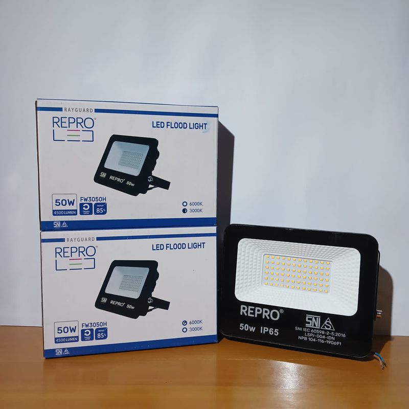 LED FLOODLIGHT REPRO/ LAMPU SOROT REPRO 50 W PUTIH - KUNING - Putih