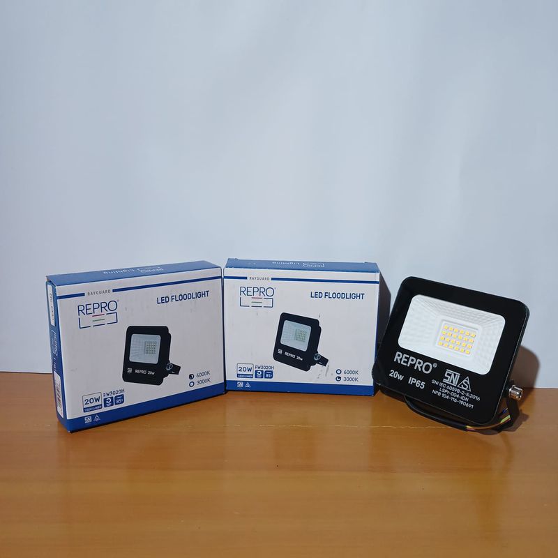 LED FLOODLIGHT REPRO/ LAMPU SOROT REPRO 20 W PUTIH - KUNING - Putih