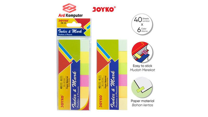 KERTAS SIGN HERE IM 36 JOYKO ( 50 x 20 mm )