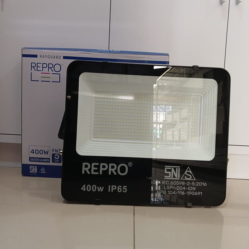 LED FLOODLIGHT REPRO/ LAMPU SOROT REPRO 400 W PUTIH - KUNING - Kuning