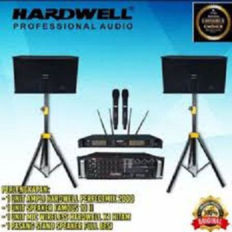 Paket Sound System Hardwell + Jasa Pemasangan